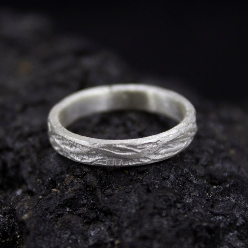 Tree Bark Ring - Etsy