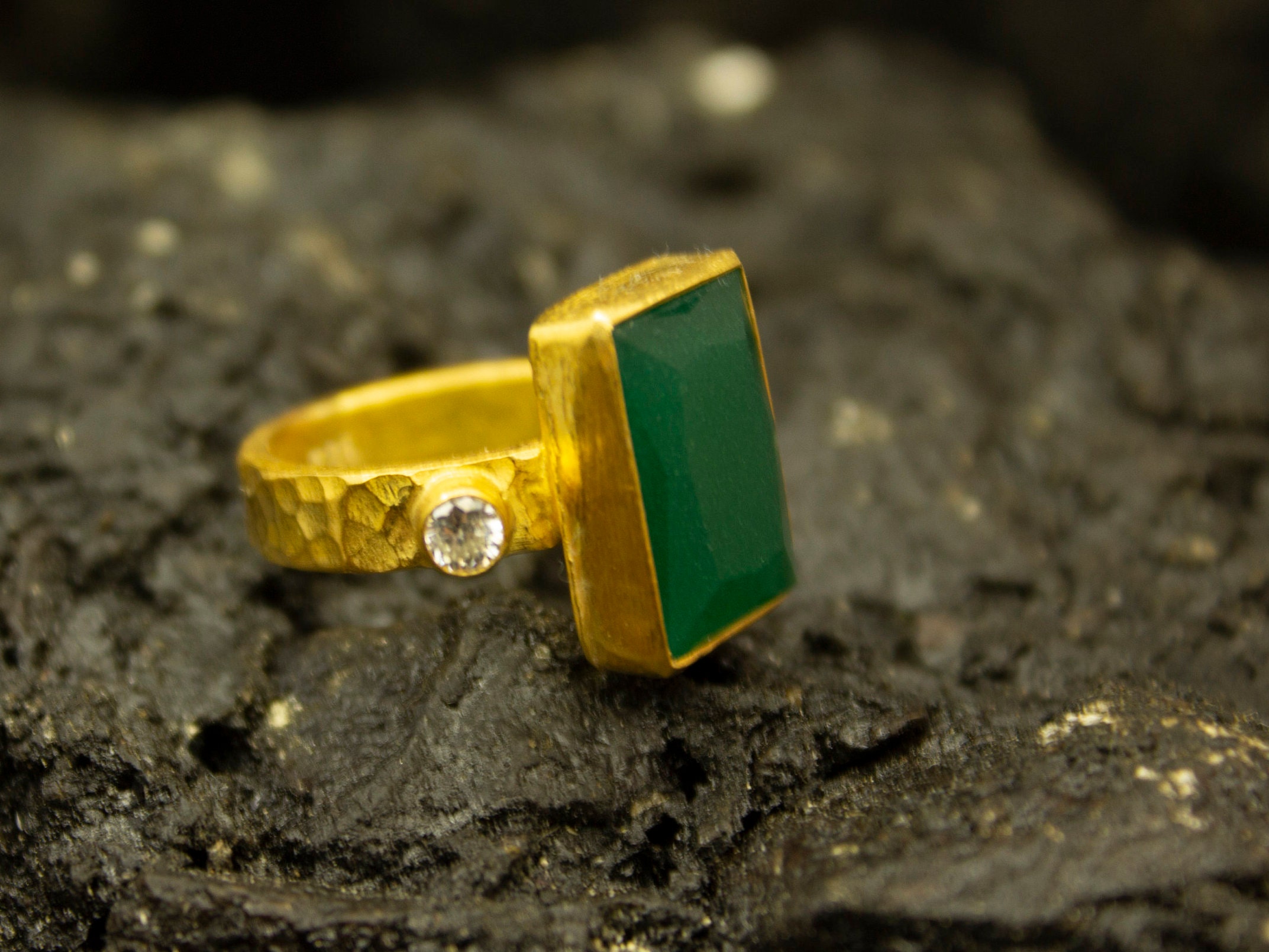 Ancient Roman Green Emerald Ring 925 Sterling Silver Ring - Etsy UK