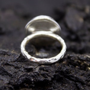 Christmas Deer Intaglio Glass Ring | 925 Sterling Silver | Artemis ...