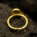 Greek Art Guardian Angel Gold Ring | 24K Gold Plated 925 Sterling ...