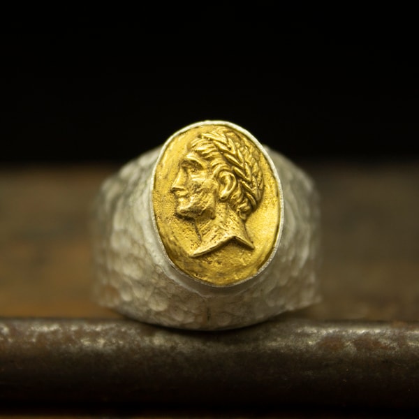 Roman Art Ring - Etsy