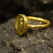 Greek Art Guardian Angel Gold Ring | 24K Gold Plated 925 Sterling ...