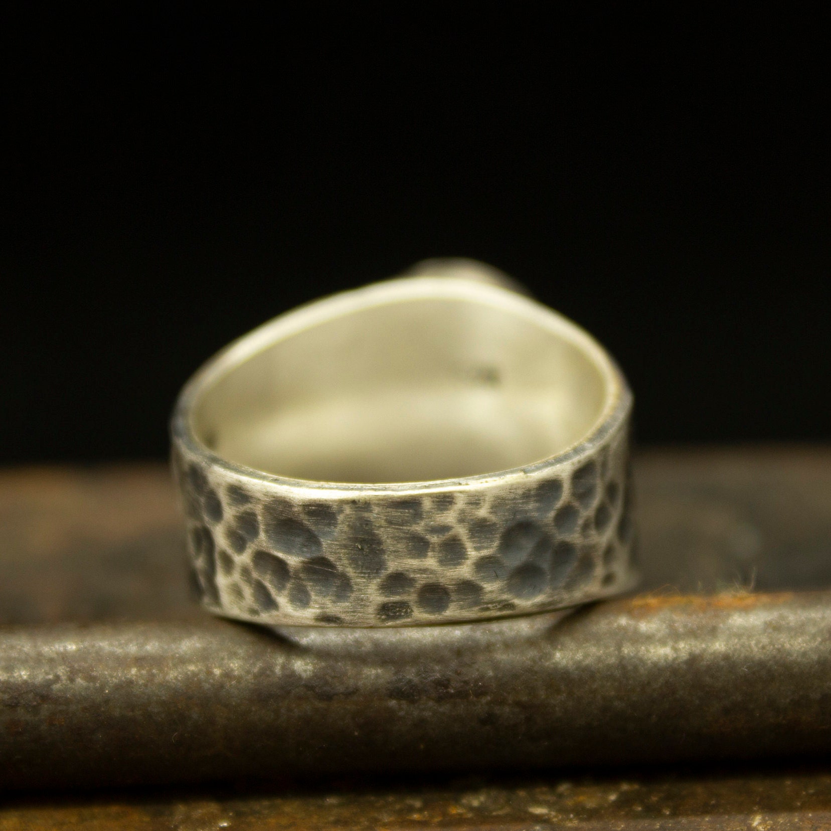 Roman Caesar Coin Signet Ring | Two Tone King Ring | 925 Sterling ...