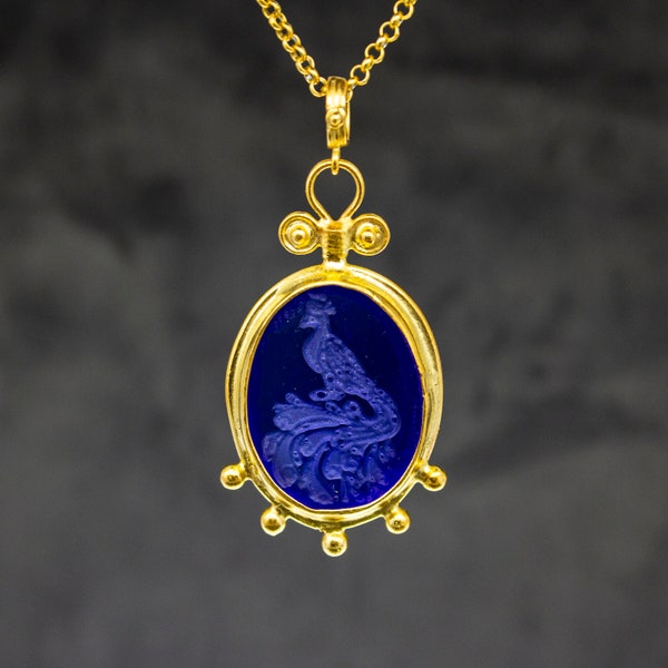 Intaglio Pendant - Etsy