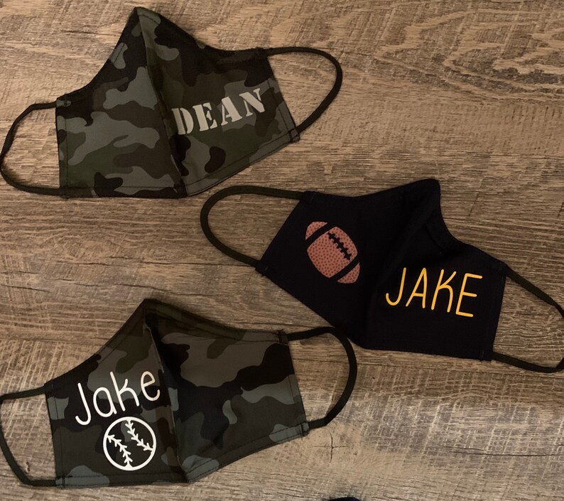 Personalized Kids Face Mask | Etsy