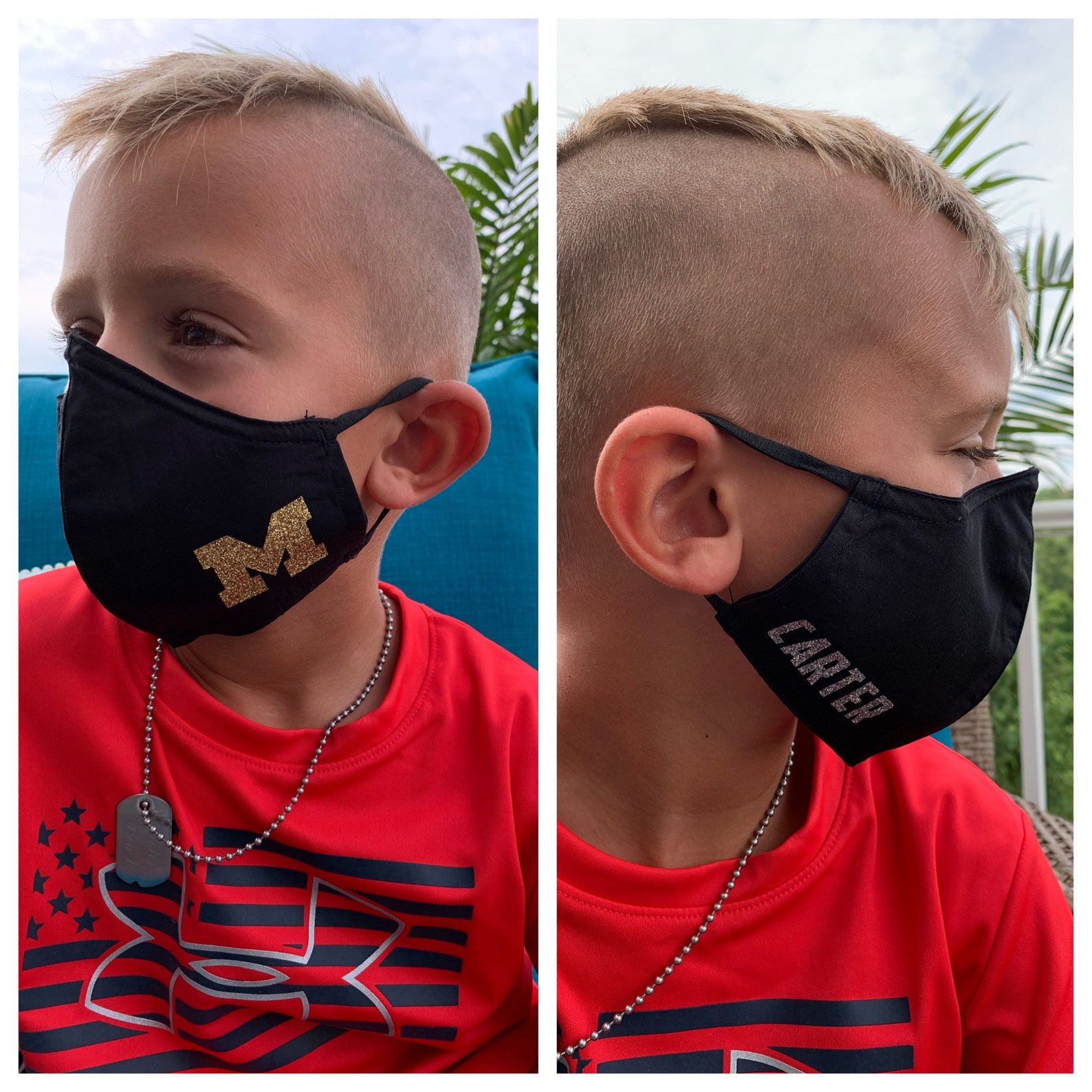 Personalized Kids Face Mask | Etsy