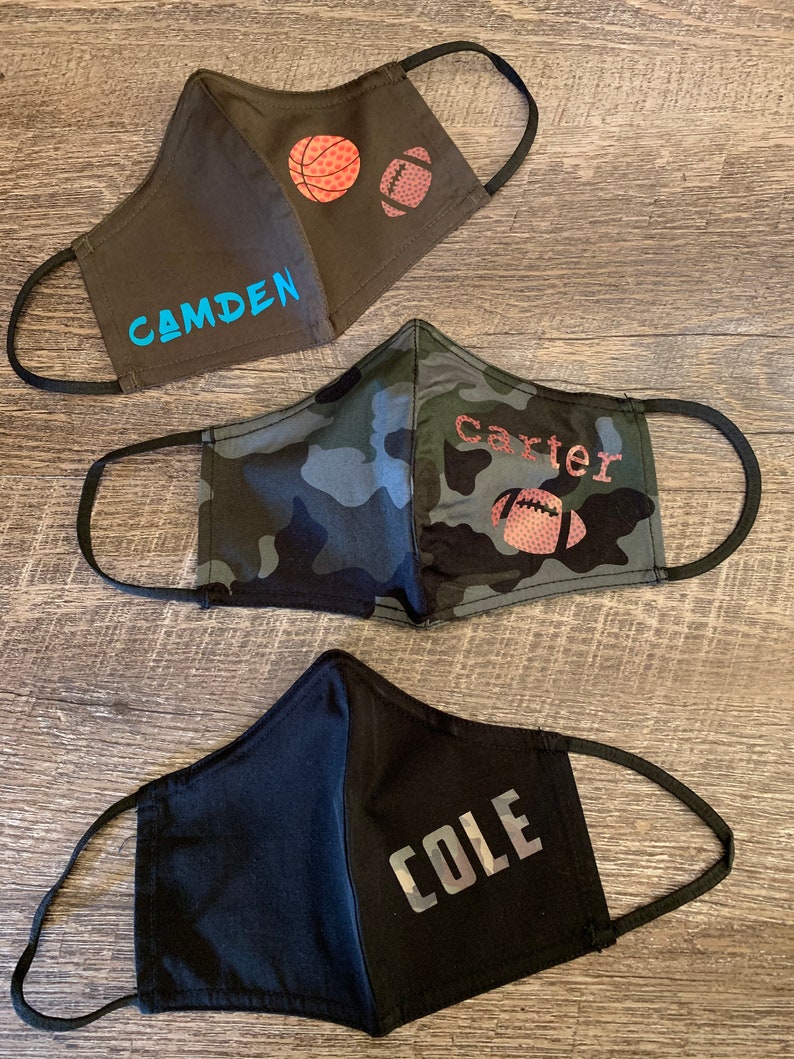 Personalized Kids Face Mask | Etsy