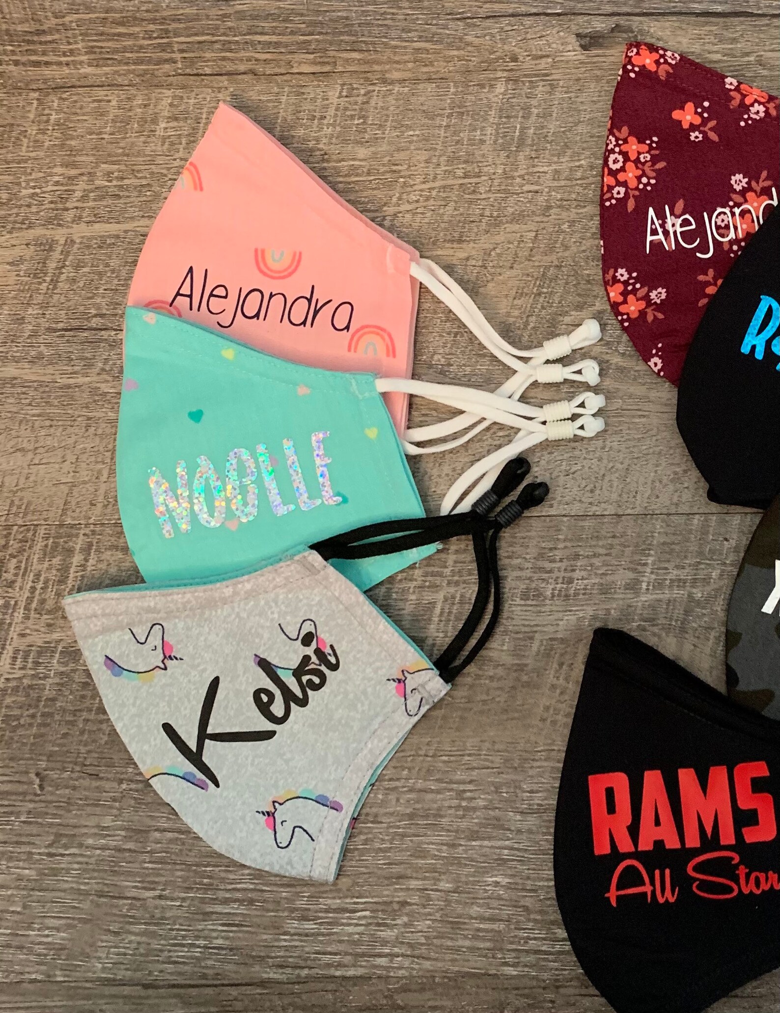 Personalized Kids Face Mask | Etsy