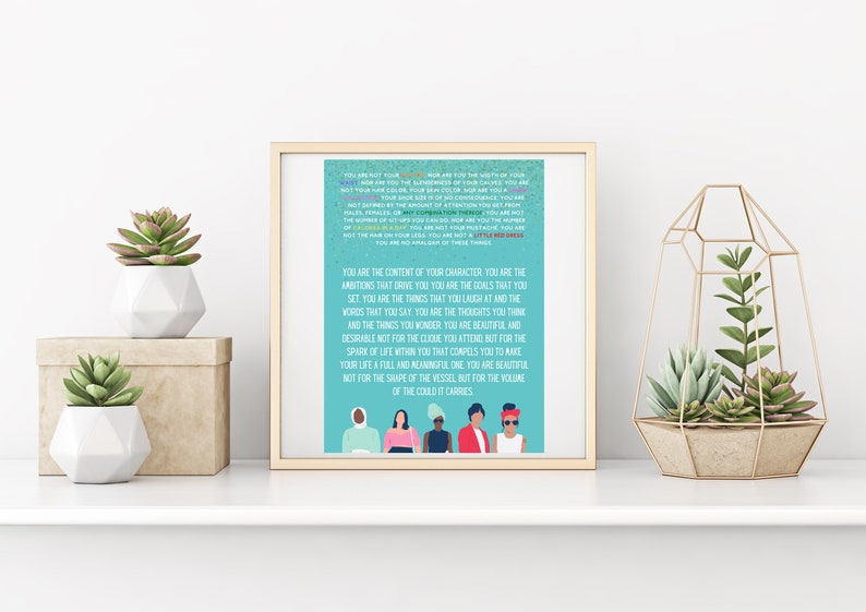 Feminist Manifesto Pro-Women Female Empowerment Quote | Etsy