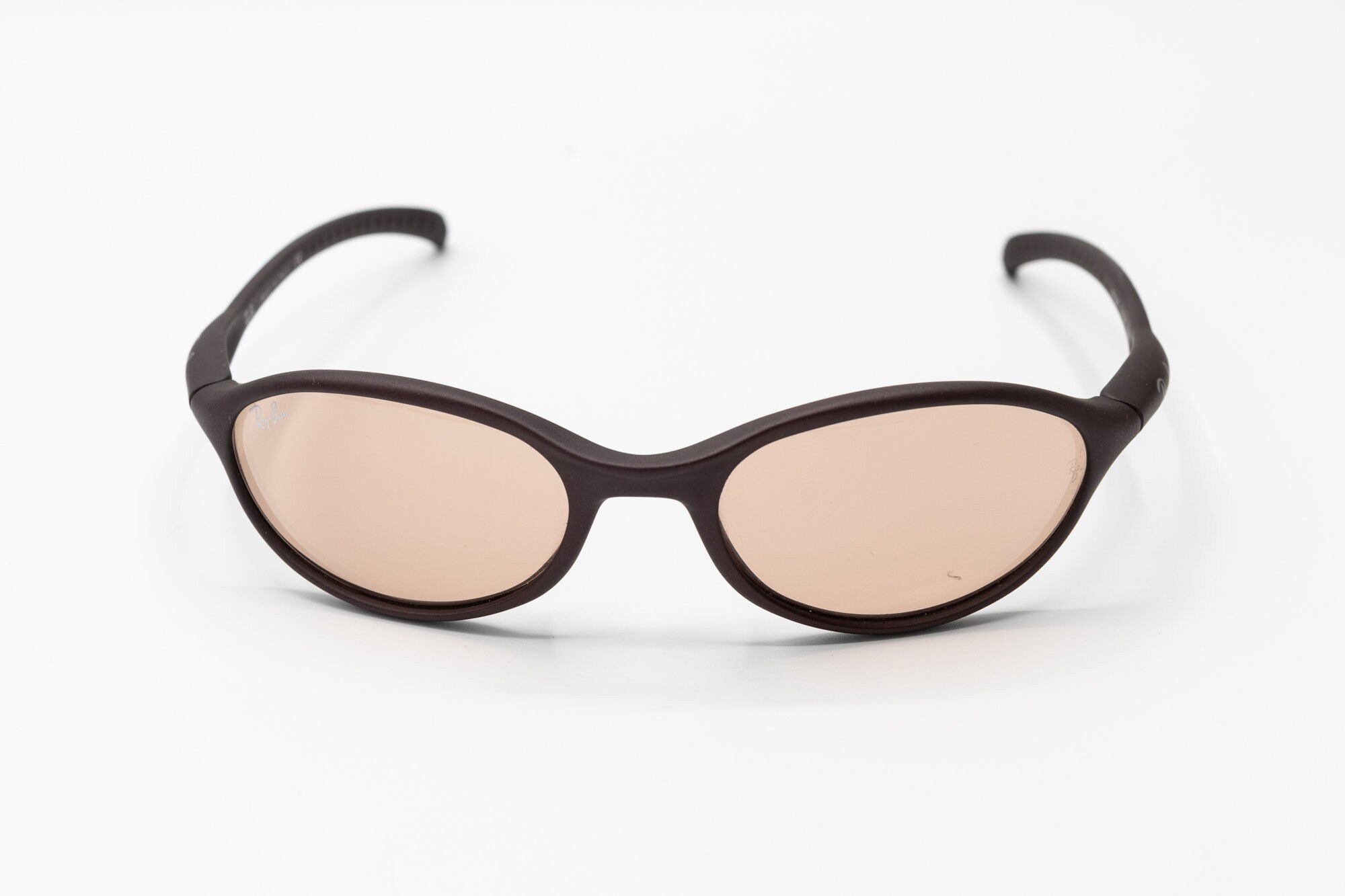 2000s RAY BAN 2045 Oval Sunglasses Matte Maroon - Etsy Canada