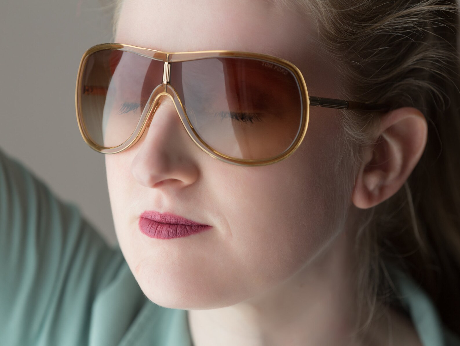 2000s Shield Sunglasses Tom Ford Andrea 54 - Etsy