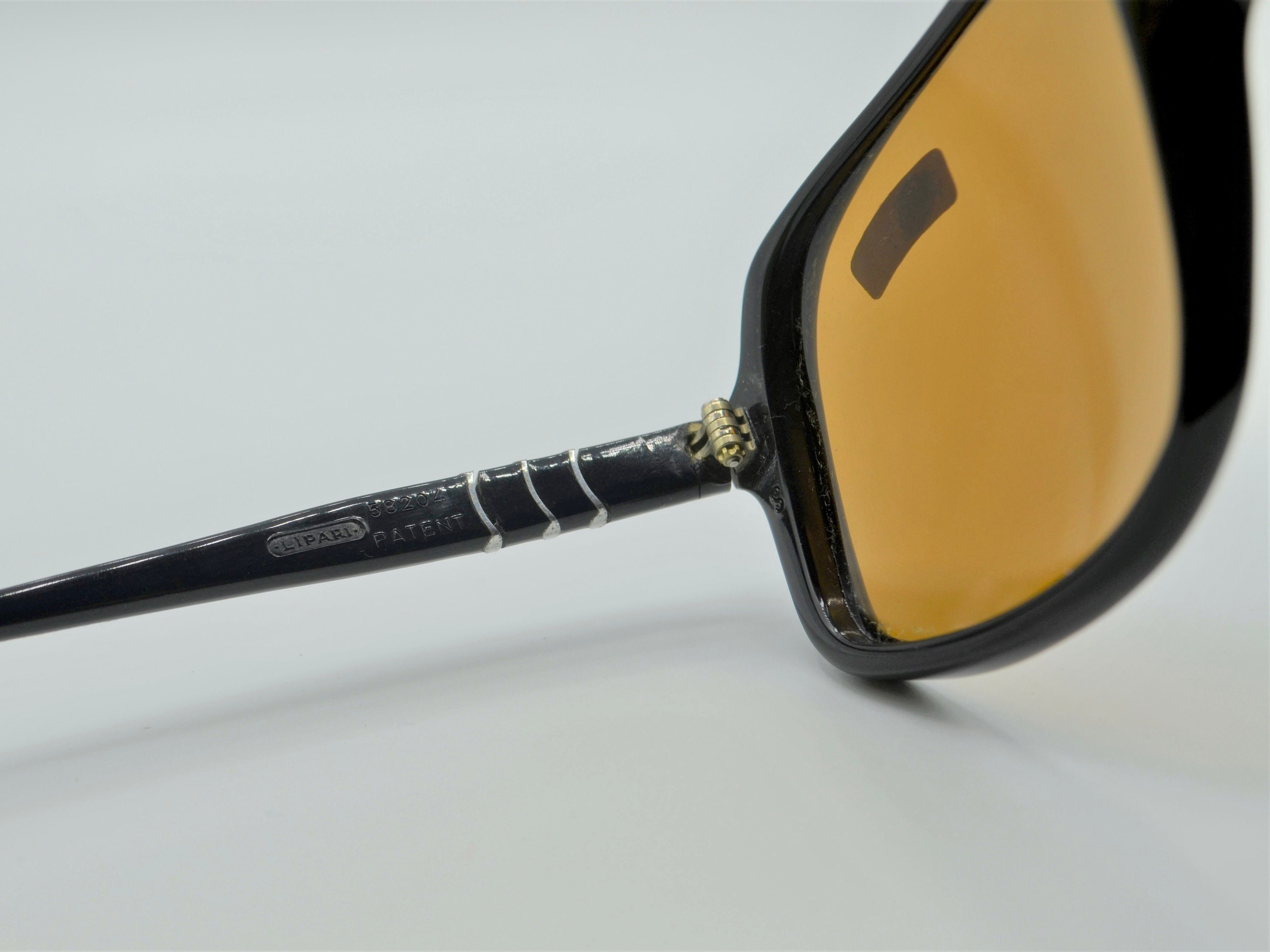 Persol Ratti 70s Vintage Sunglasses Oversized Black 58204 Rare - Etsy