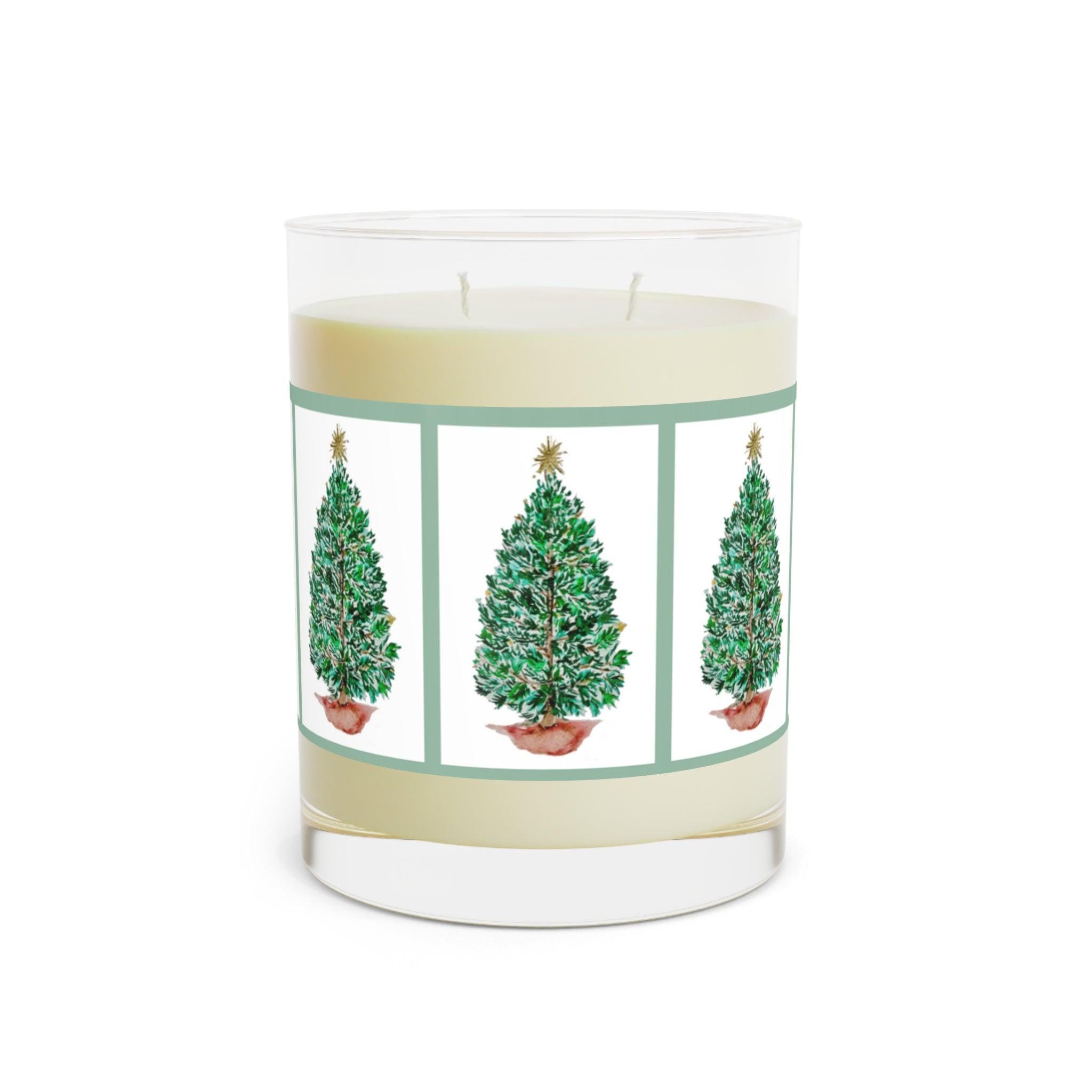 Christmas Tree Soy Christmas Candle - Scented Christmas Tree Candle ...