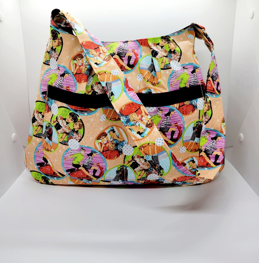 Friends Forever Print Shoulder Bag, Friends Forever Fabric Purse, Bag ...