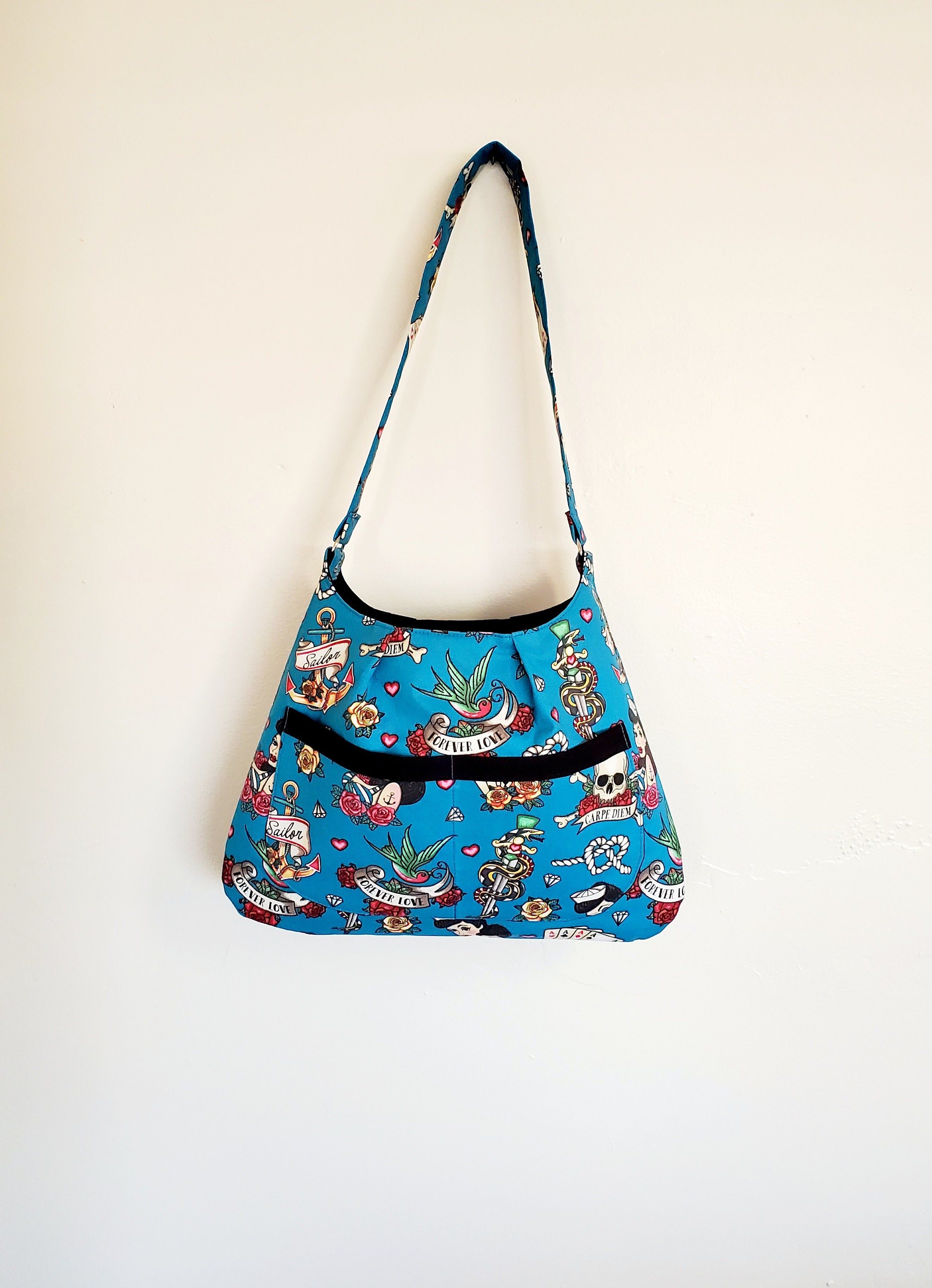 Tattoo Lady Print Shoulder Bag Tattoo Lady Fabric Purse - Etsy