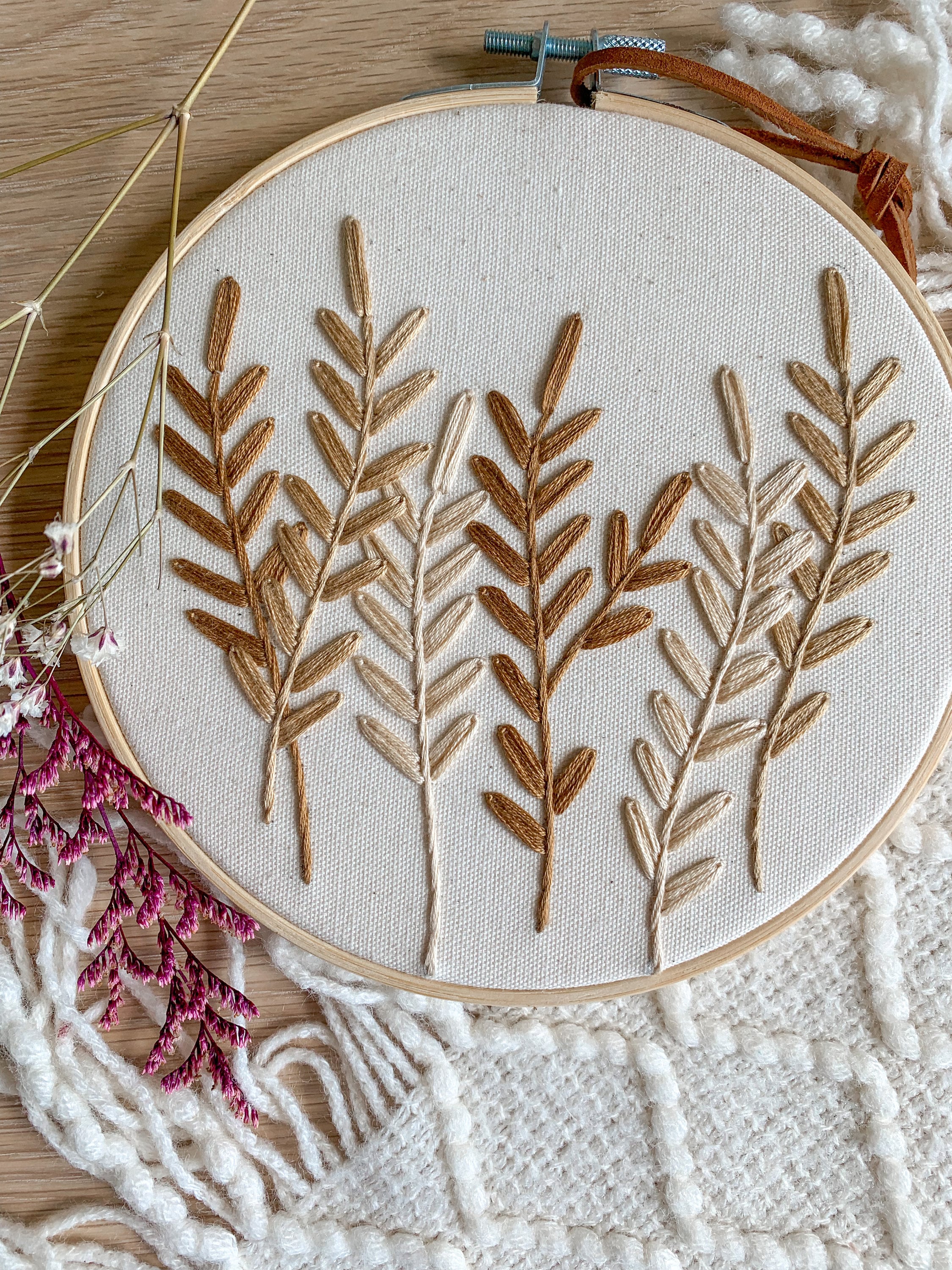 Waving Wheat Embroidery Pattern | PDF Pattern With Instructions | Make ...