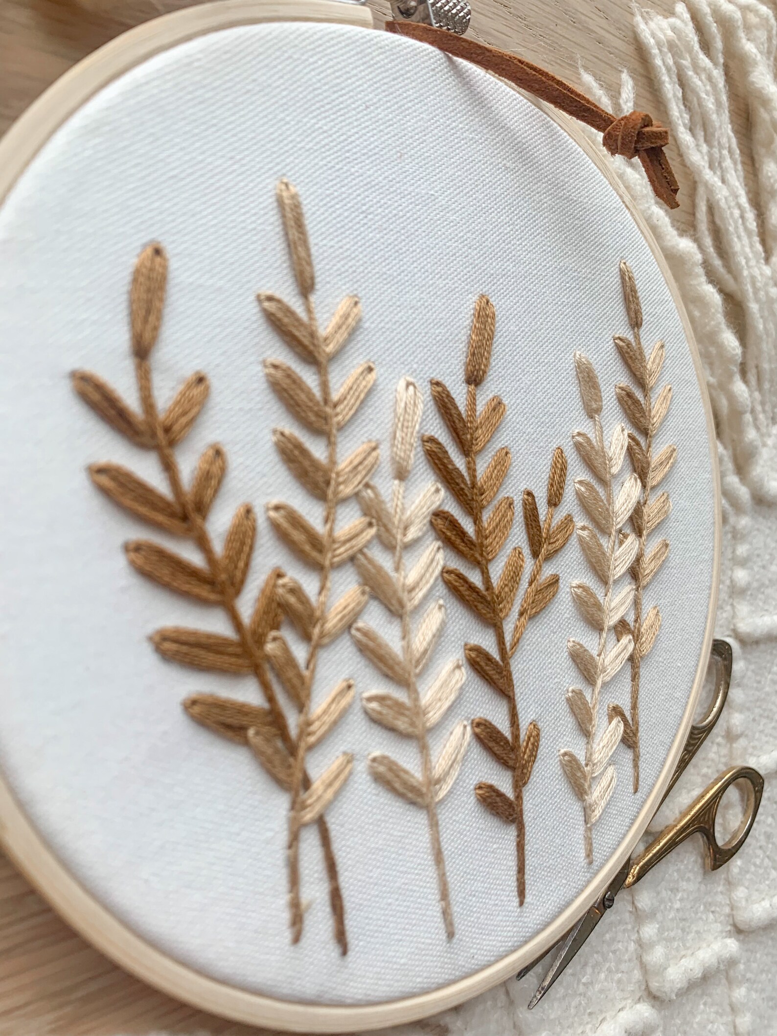 Waving Wheat Embroidery Pattern | PDF Pattern With Instructions | Make ...