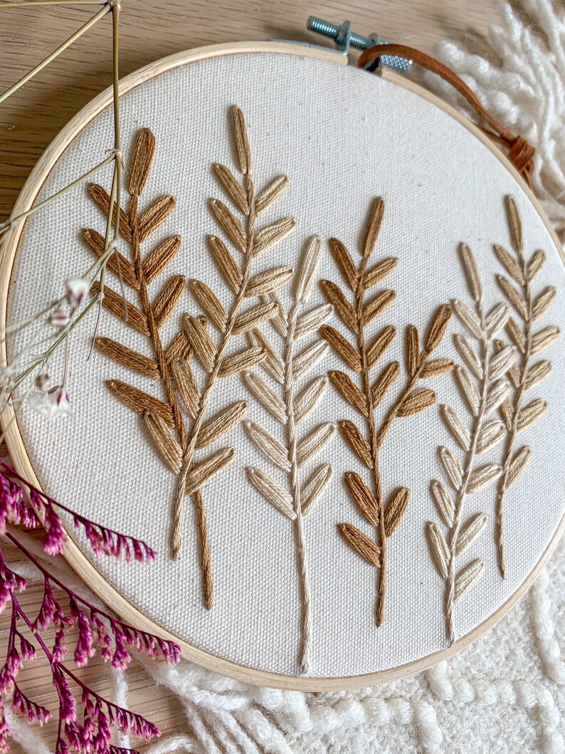 Waving Wheat Embroidery Pattern | PDF Pattern With Instructions | Make ...
