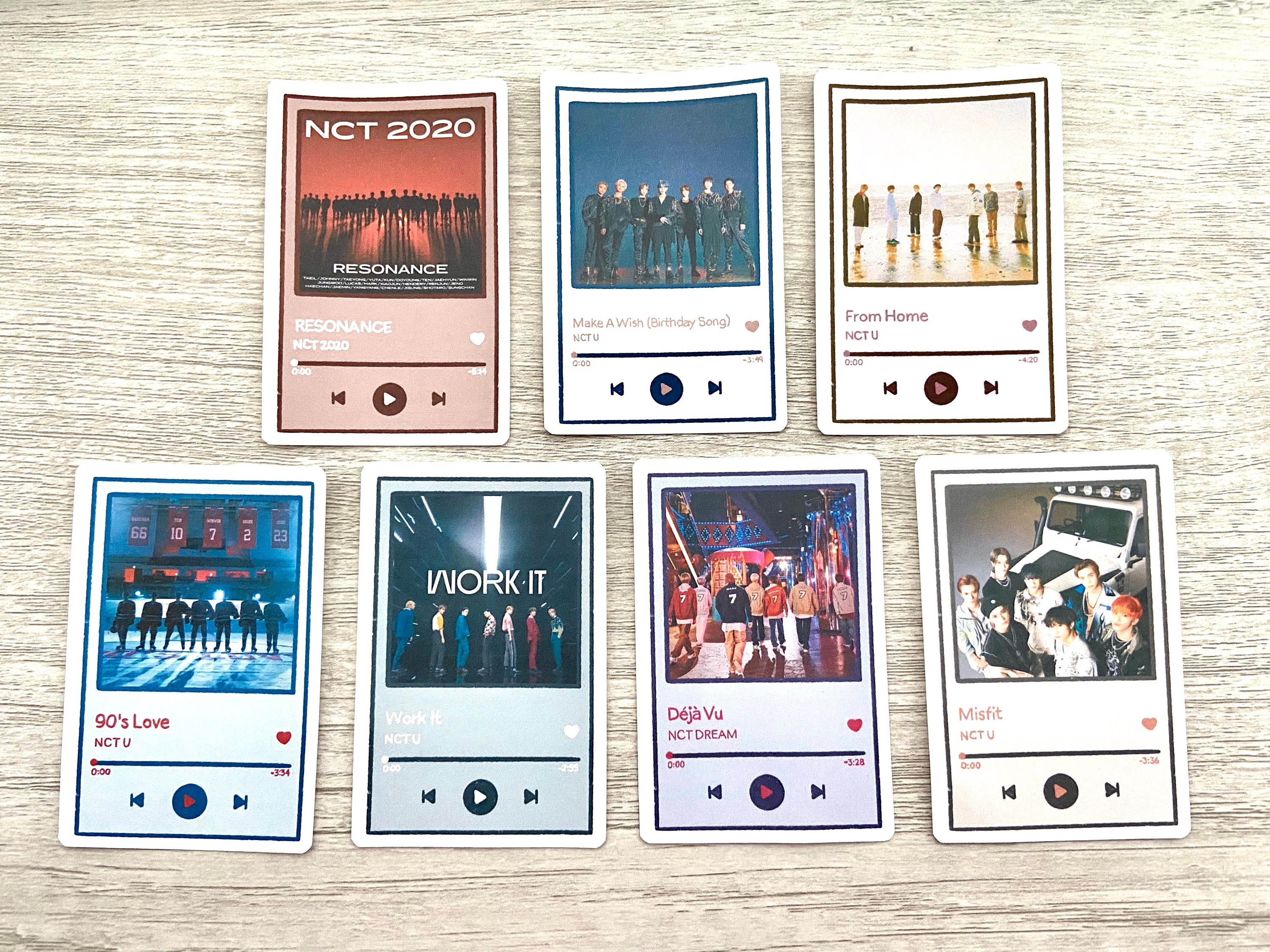 NCT 2020 Resonance Playlist Stickers Music Player Stickers - Etsy