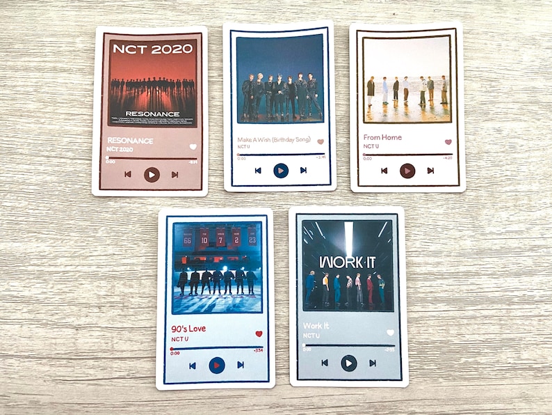 NCT 2020 Resonance Playlist Stickers Music Player Stickers | Etsy