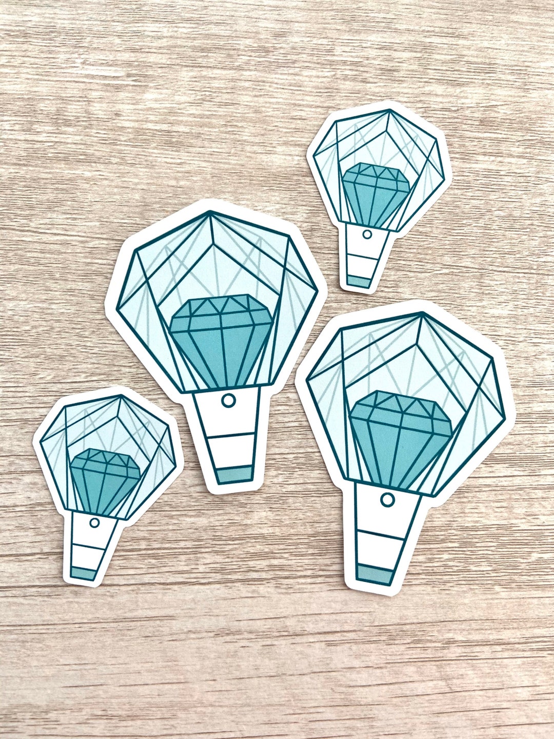 Shinee Lightstick Sticker | Shinee Matte / Glossy / Holographic ...