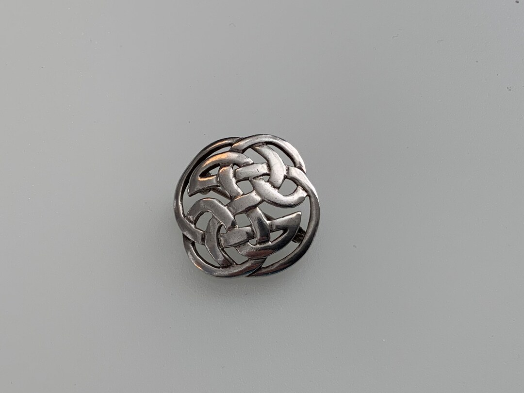 Kit Heath Sterling Silver Celtic Knot Design Brooch hallmarked - Etsy