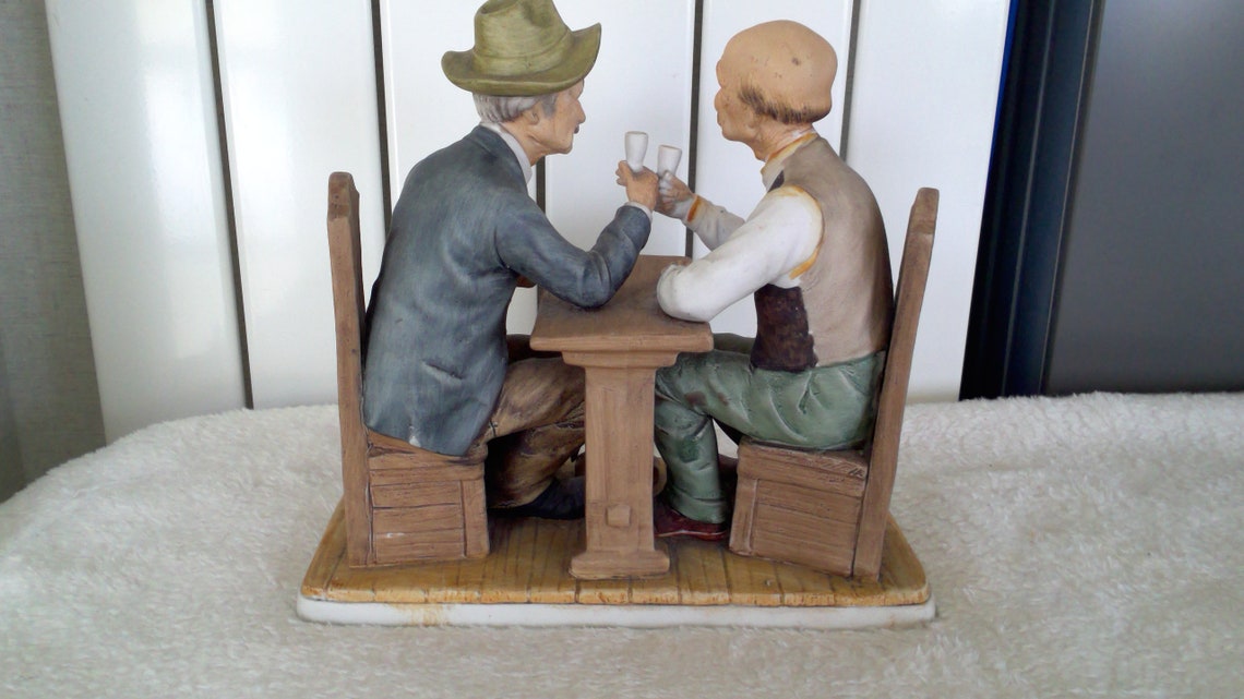 Royal Meridian Handgemalt Figurine Deutsche Noritake Old Men - Etsy