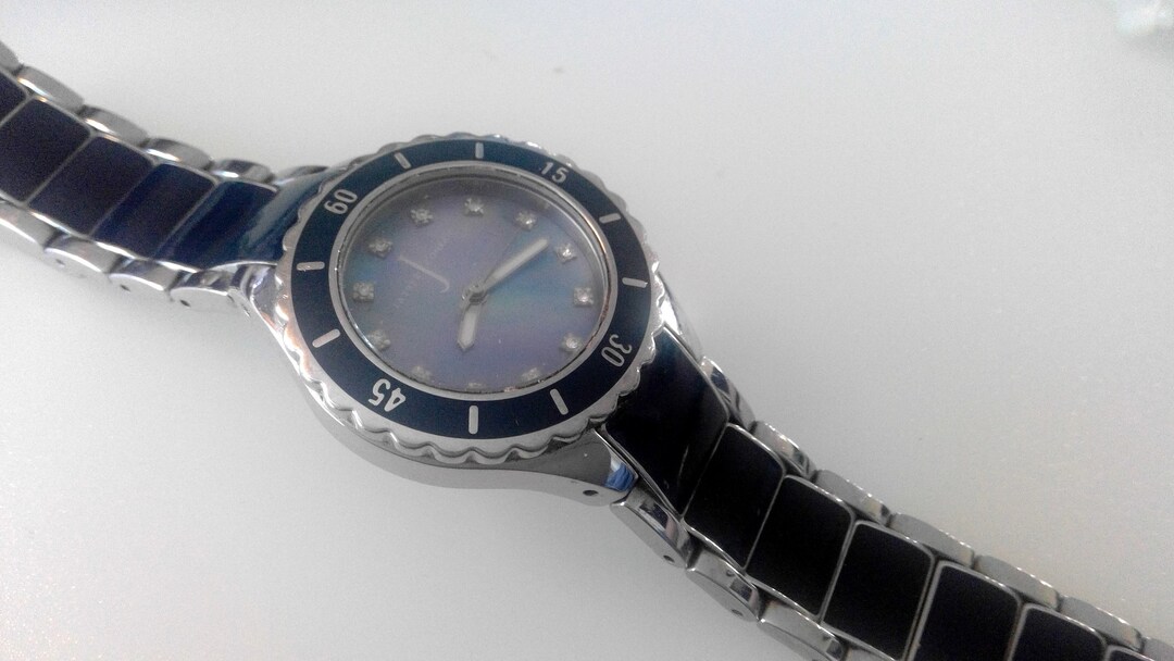 Jasper Conran - Women's Black and Silver Coloured Bracelet Strap Watch ...