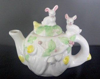 Easter Bunny Teapot | Etsy