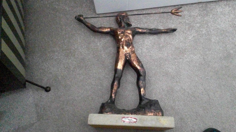 Zeus God King of All Gods Bronze Statue Hellenistic Reenactment ...