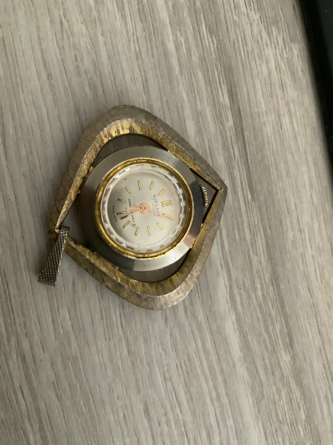 Burgana King Flower Swiss Made 17 Jewels Wind up Pendant Watch - Etsy