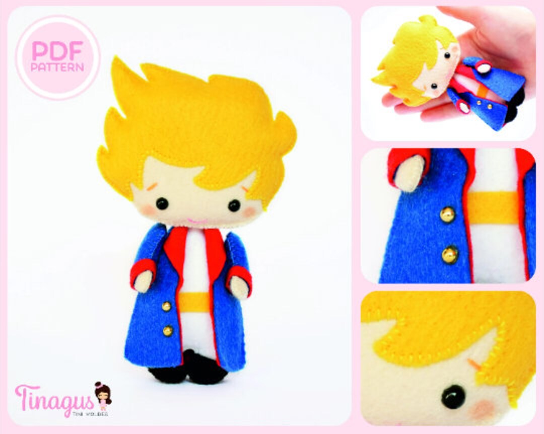 PDF PATTERN-Felt Little Prince pattern - Etsy España