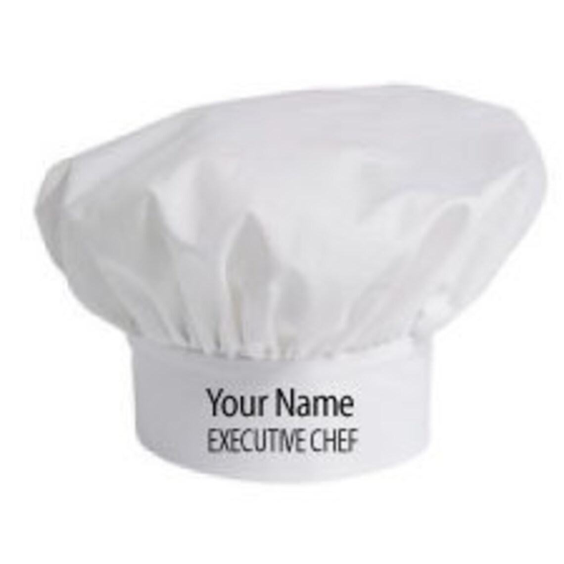Chef Hat With Embroidered Name and Title or Logo | Etsy