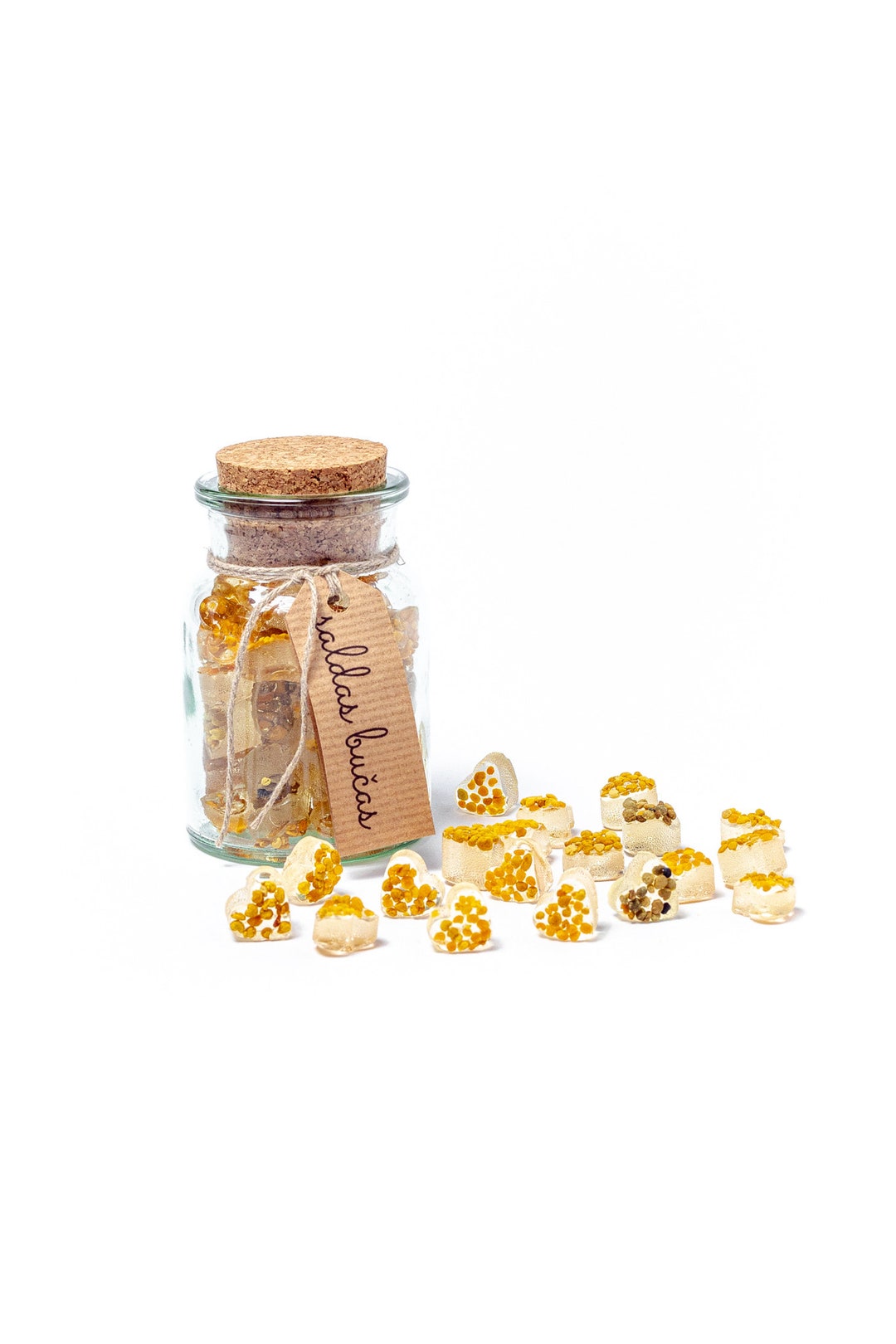 Heart Candy, Bee Pollen Heart, Love Jar,treats Perfect,gift Beautiful ...