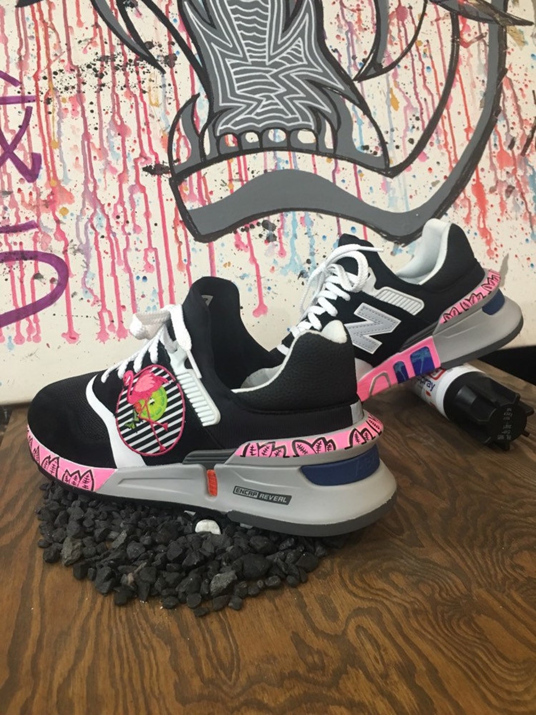 New Balance 997s Custom FLAMIGO - Etsy