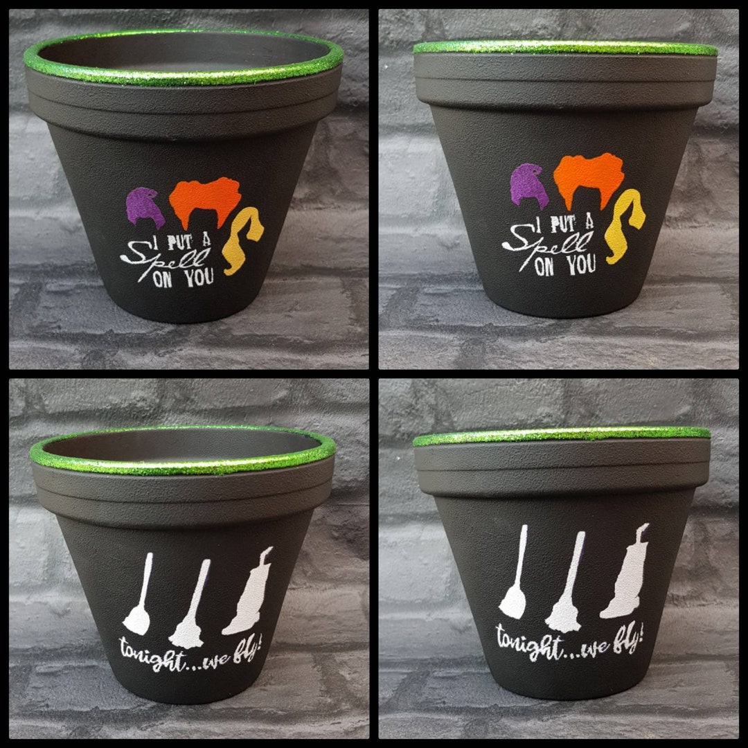 Hocus Pocus Plant Pot - Etsy UK