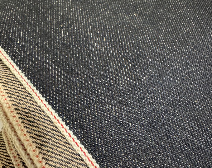 13.5oz - Organic Raw Weft Selvedge Denim Twill Fabric - 30"width ...