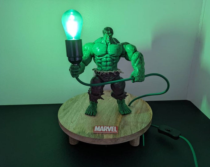 Hulk Marvel Lamp - Etsy