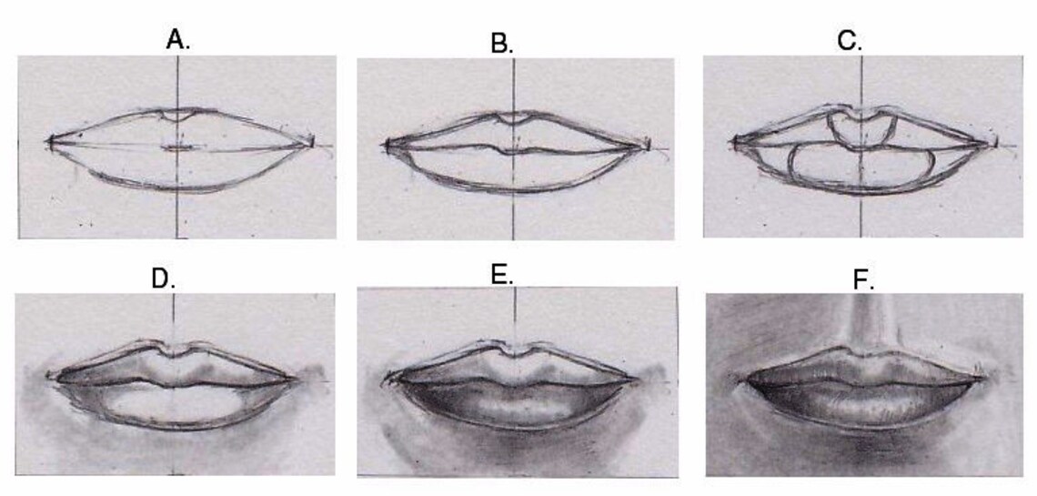 Start to Draw the Face, Tutorial PDF, How to Draw the Face, Drawing ...