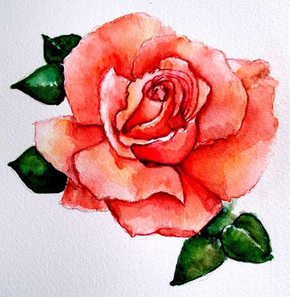 Watercolor Painting Techniques Roses