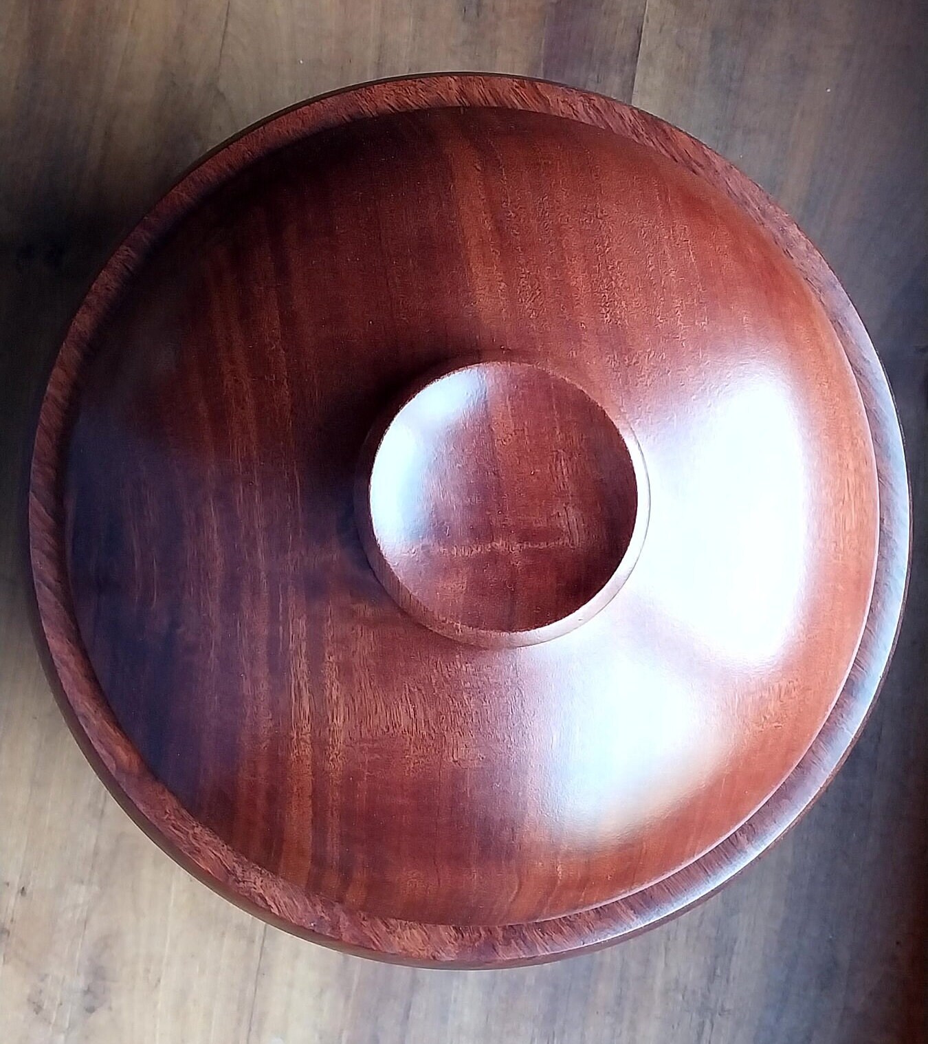 SALE Large Jarrah Tree Bowl Lid Tasmania Handmade Brown Bowl Australia ...