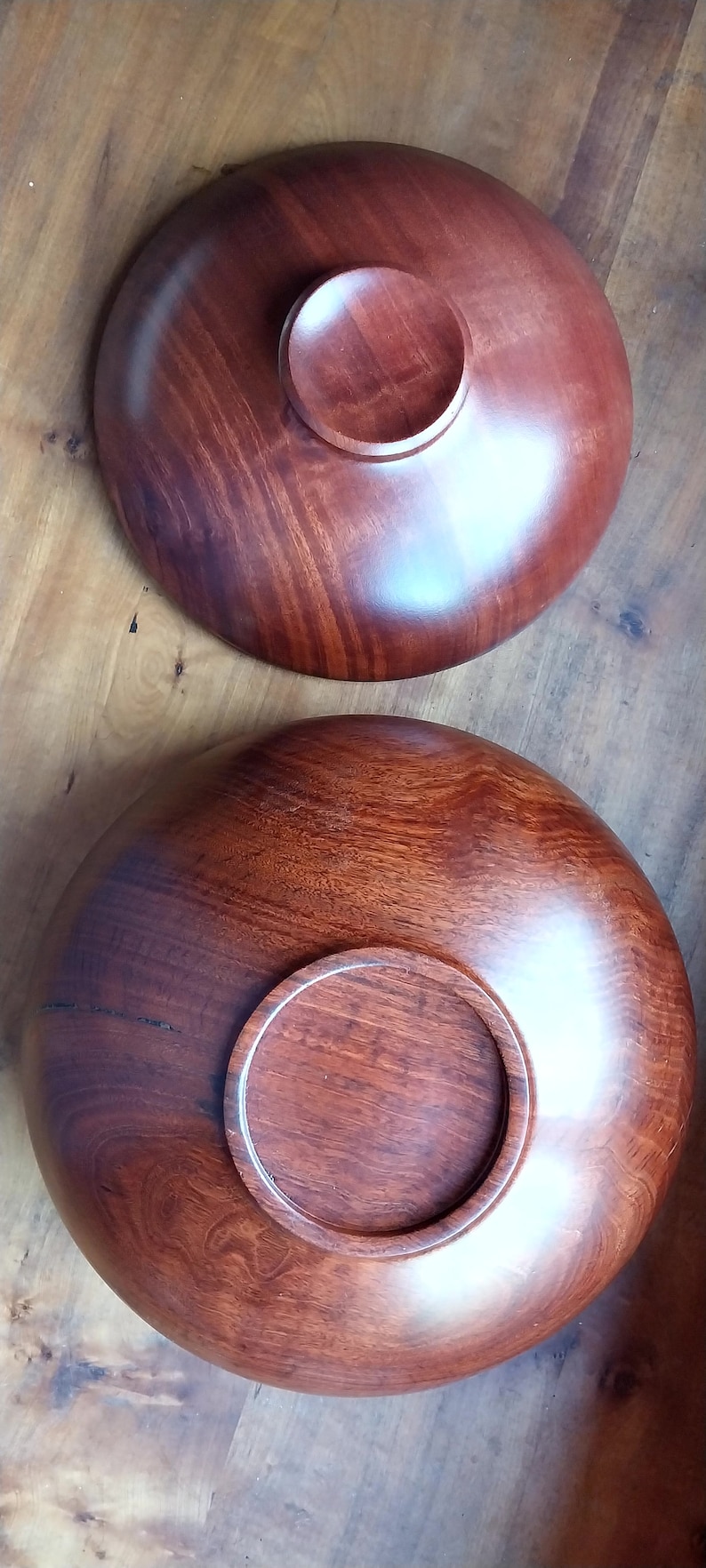 SALE Large Jarrah Tree Bowl Lid Tasmania Handmade Brown Bowl Australia ...