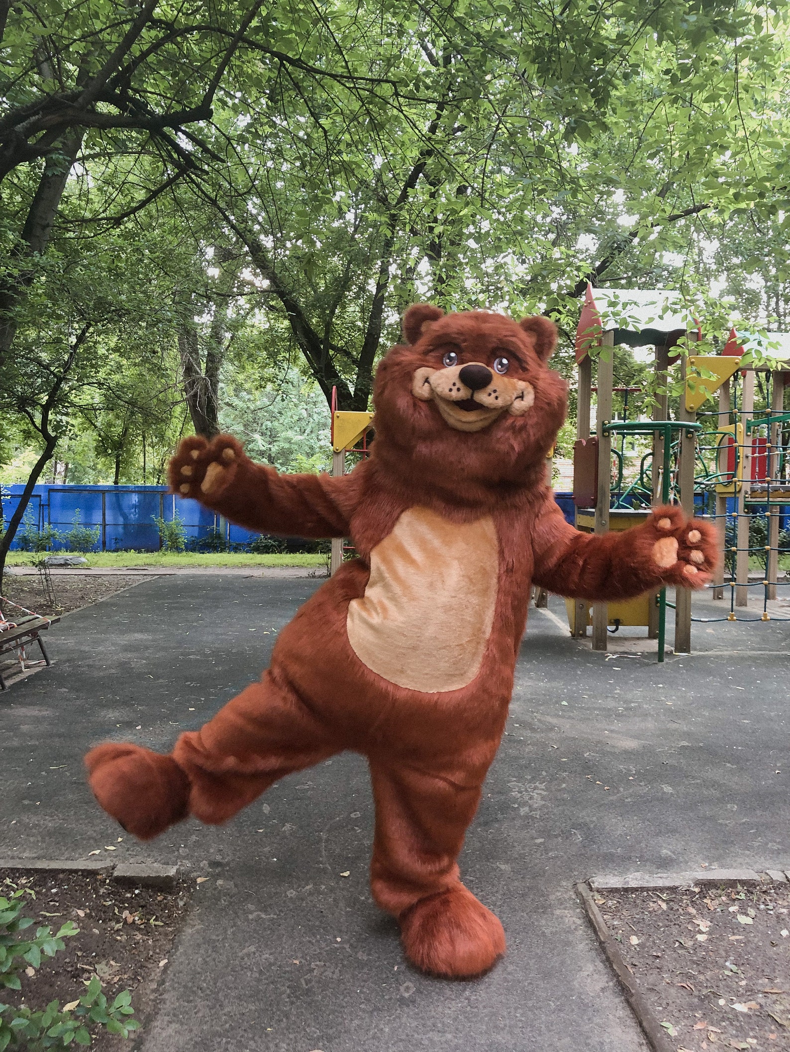 Cutest Bear Fursuit Mascot Kids Entertainment Children's | Etsy