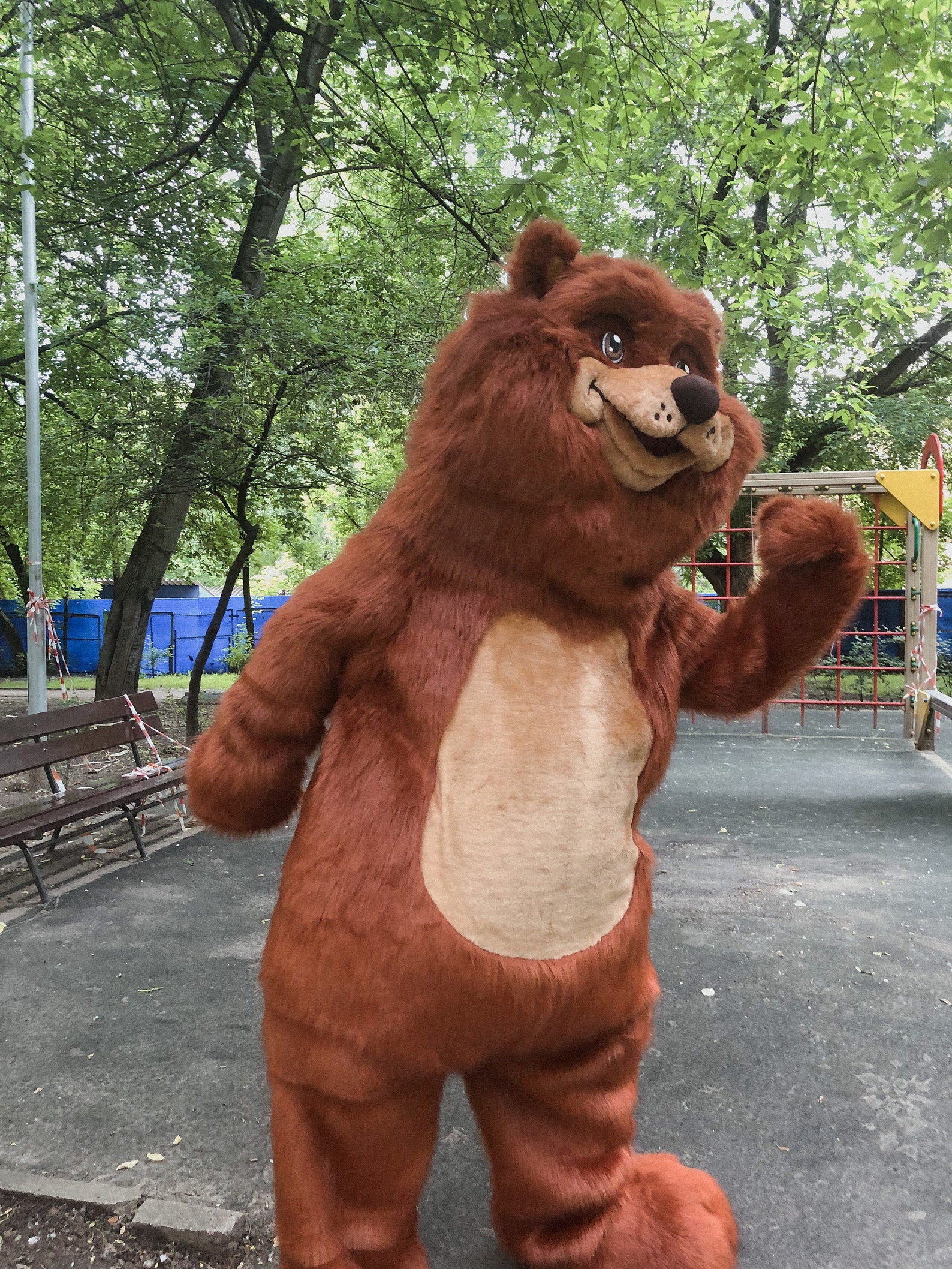 Cutest Bear Fursuit Mascot Kids Entertainment Children's | Etsy