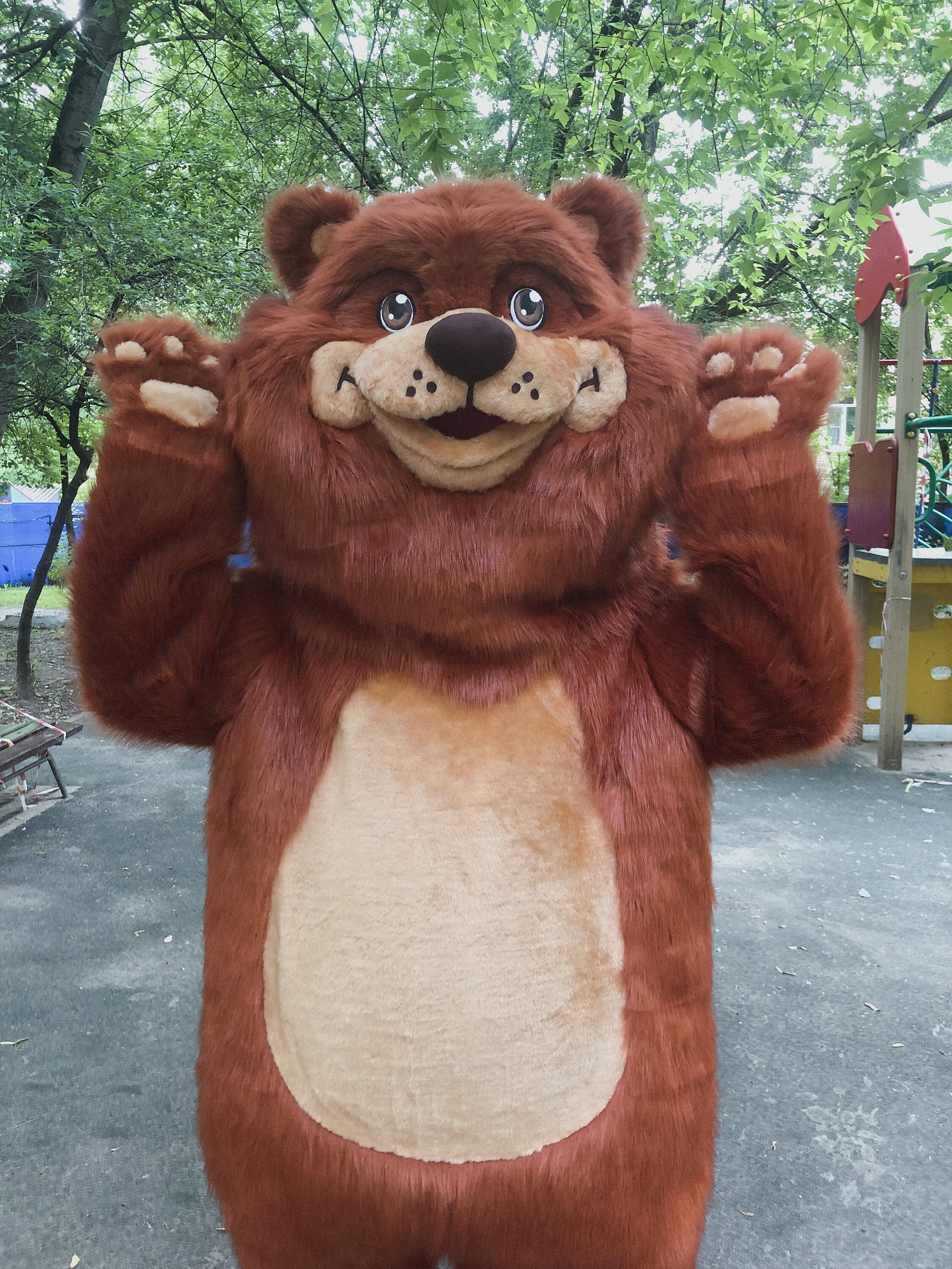 Cutest Bear Fursuit Mascot Kids Entertainment Children's | Etsy