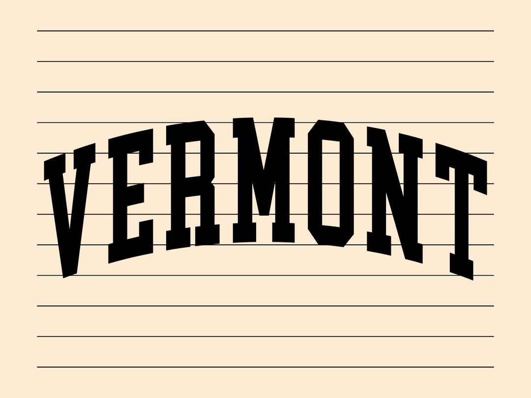 Vermont, SVG and PNG - Etsy