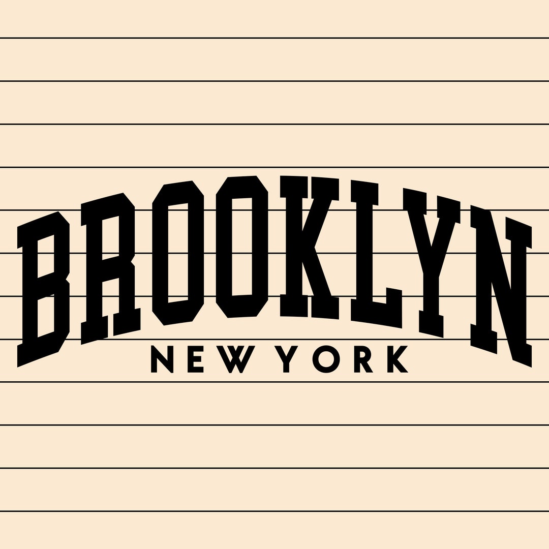 Brooklyn Svg and Png - Etsy