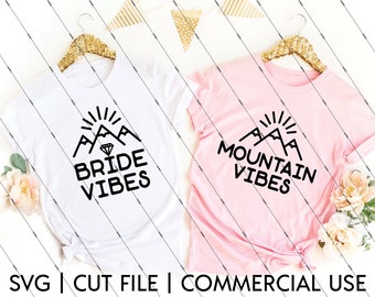 Mountain Wedding Svg | Etsy