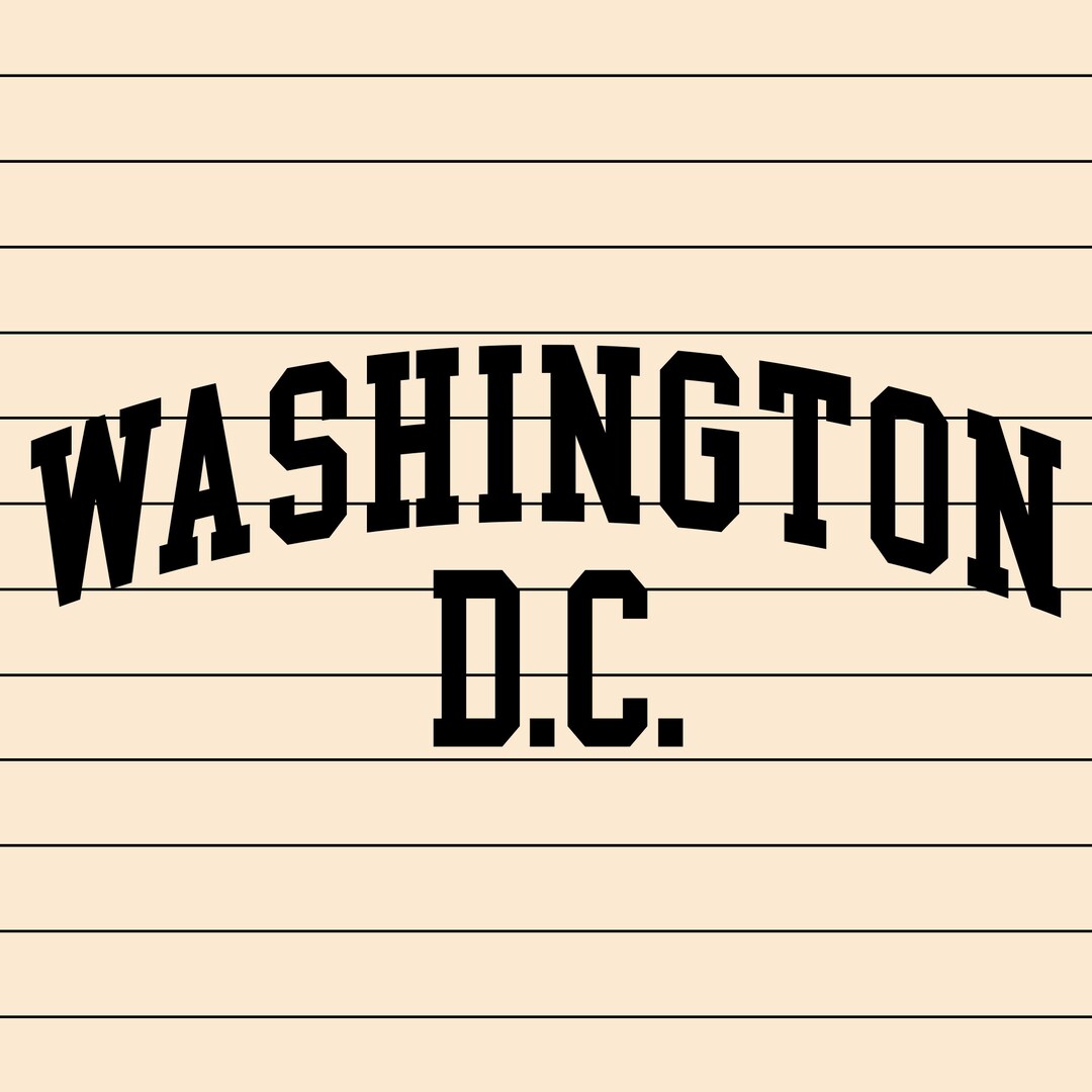 Washington D.C. Svg and Png Files, Home State Svg, Cricut Design ...