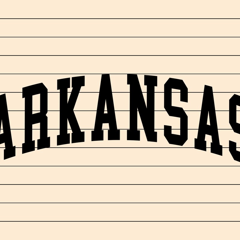 Arkansas Silhouette Svg Files - Etsy